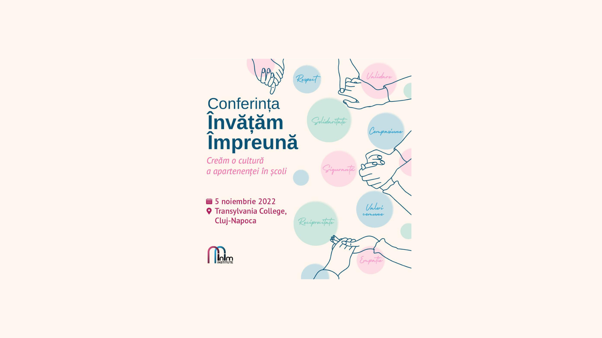 Fundația Transylvania College și InIm Institute organizează conferința ...