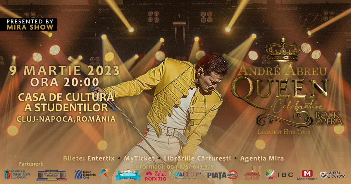 Queen Celebration Rock Opera la Cluj – un show care va capta toate ...