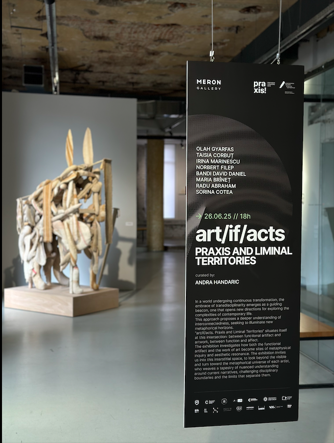 Meron Gallery devine spațiu pentru expoziția „art/if/acts. Praxis și ...